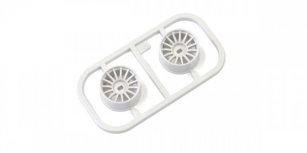 Kyosho WHEELS SET WHITE MINI-Z AWD - WIDE 0 OFFSET (2) - SamiRC